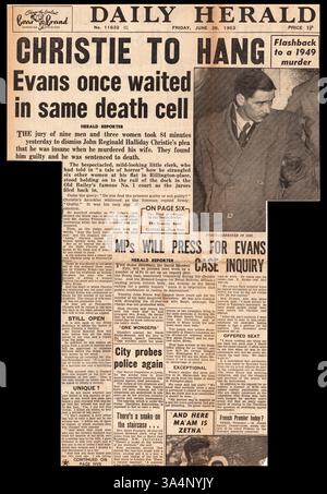 1953 Daily Herald front page reporting Death of Stalin Stock Photo - Alamy