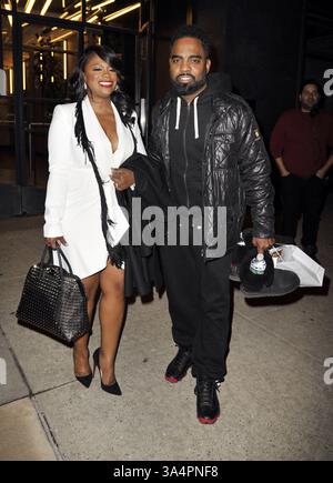 Kandi Leniece Burruss and Todd Tucker made an appearance at 'Watch What ...