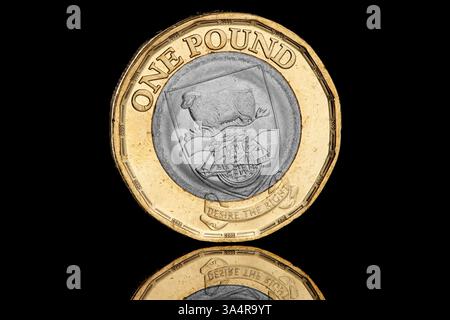 The first Falkland Islands One Pound coin to feature King Charles III ...