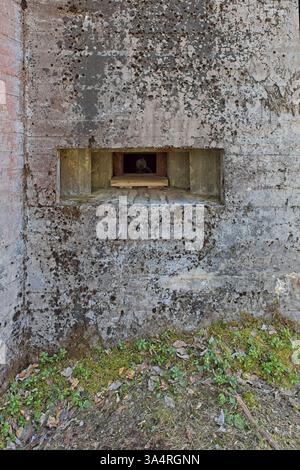 Finnish bunker B186 at Salpa Line (Salpalinja) which is a 1200 km ...