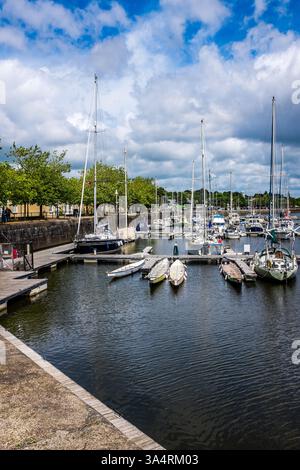 View of Marina at Preston Dock Stock Photo - Alamy