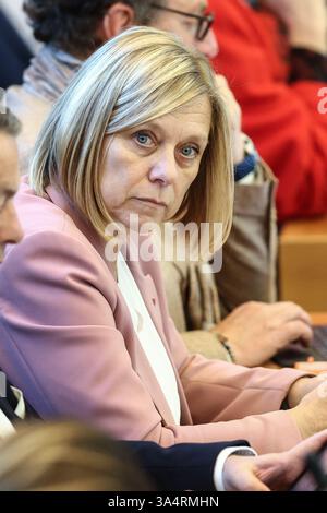 PS' Eliane Tillieux pictured during a plenary session of the Walloon ...