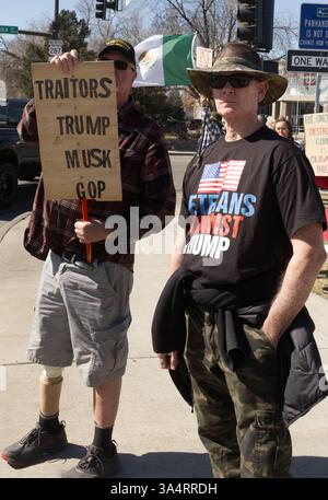 Unite For Veterans Protest Stock Photo - Alamy