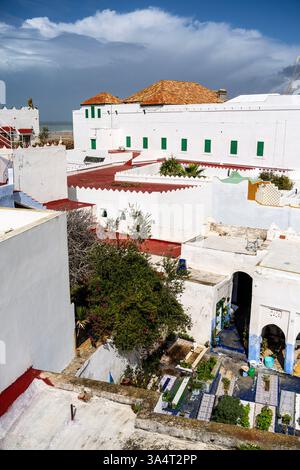 Islamic cemetery next to Raisuni Palace (Raisuli), Asilah, Morocco ...