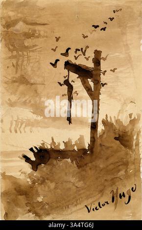 Victor Hug - The Hanged Man - 1855-1860 Stock Photo - Alamy