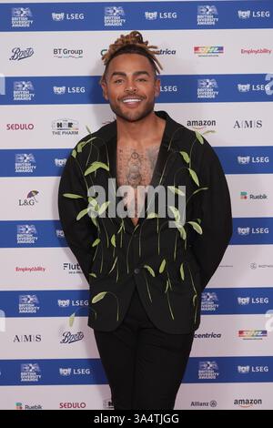 Nathan Henry at the British Diversity Awards 2025, JW Marriott ...