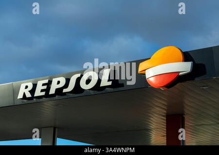 Repsol gas station. Repsol is a global multi-energy provider. Repsol is ...