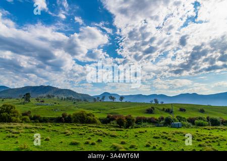 The countryside around the Bega Valley Shire also known as the Sapphire ...