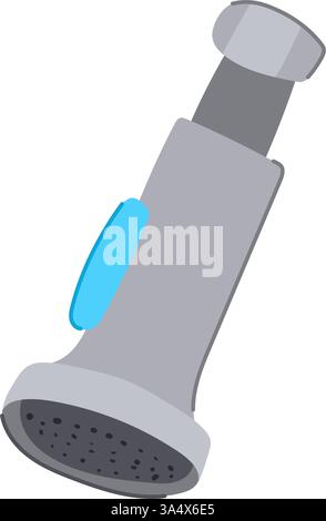 flow faucet aerator cartoon vector illustration Stock Vector Image ...