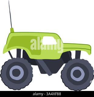 battery rc car toy cartoon vector illustration Stock Vector Image & Art ...