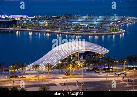 Beefbar Doha Al Maha Island Lusail Marina Yacht club Qatar Stock Photo ...