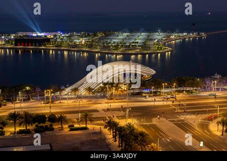 Beefbar Doha Al Maha Island Lusail Marina Yacht club Qatar Stock Photo ...