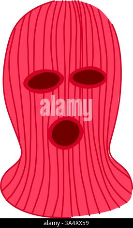 uv ski mask cartoon vector illustration Stock Vector Image & Art - Alamy