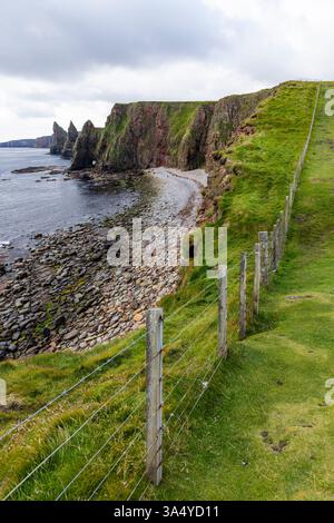 Duncansby Stacks, a breathtaking coastal wonder in Scotland, rise from ...