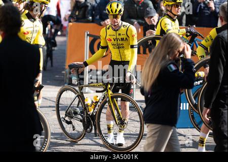 Team Visma | Lease A Bike Development Test route during Stage 8 of the ...