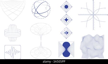 Minimal education pattern decoration with atomic structure, pencil, and ...