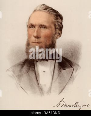 Portrait of Alexander Mackenzie Stock Photo - Alamy