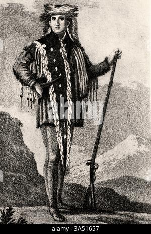 Meriwether Lewis (1774-1809) American explorer who, with his friend ...