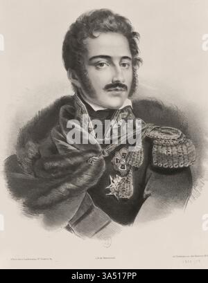 Portrait of Joseph Poniatowski Stock Photo - Alamy