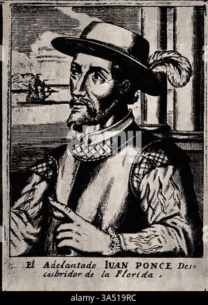 Juan Ponce de Leon (1460-1521). Spanish explorer and conquistador ...