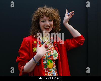 London Colour Walk at Old Spitalfields Market, London, UK Stock Photo ...