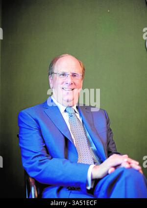 Larry Fink, Chairman and CEO, BlackRock speaking at the 2025 Global ...