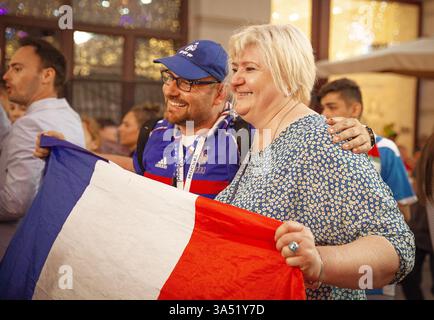 Fans of France during the FIFA World Cup 2026, Group I match between ...