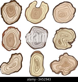 dating tree rings cartoon vector illustration Stock Vector Image & Art ...