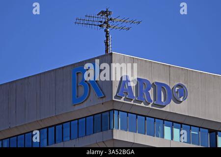 Funkhaus Bayerischer Rundfunk BR ARD am Rundfunkplatz in Muenchen ...