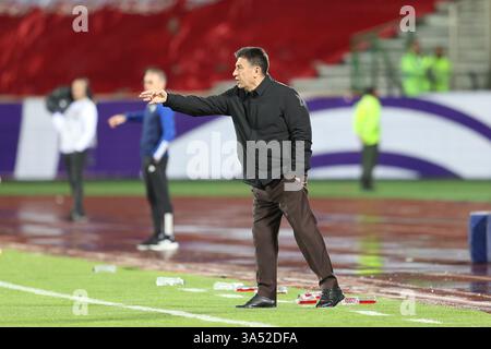 Iran head coach Amir Ghalenoei attends a training session ahead of a ...