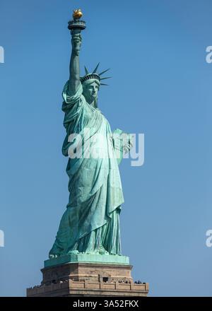 The Statue of Liberty, an iconic symbol of freedom and democracy ...