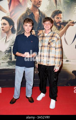 Jonas Wuttke und Jonas Ems bei der EDEN Film Premiere am 20.03.2025 in ...