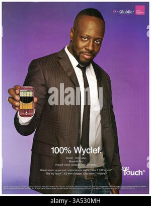 Haitian-American singer Wyclef Jean, center, visits the Port-au-Prince ...