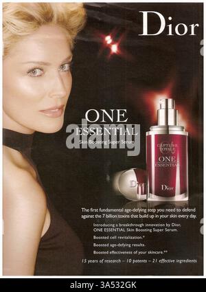 Sharon Stone in an advertisement for Dior Stock Photo - Alamy