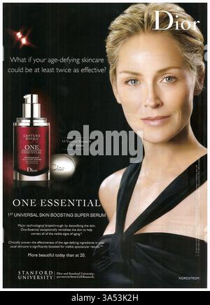 Sharon Stone in an advertisement for Dior Stock Photo - Alamy