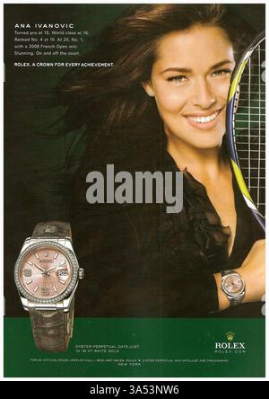 poster advertising Rolex Oyster Perpetual Explorer II watch in magazine ...
