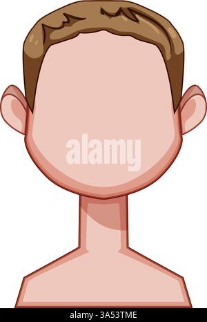 mohawk hairstyles for kid boy cartoon vector illustration Stock Vector ...