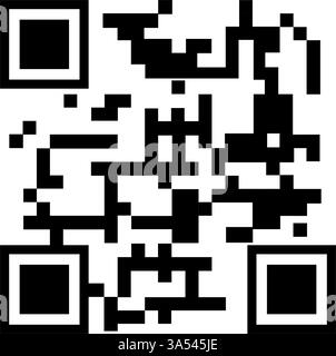 dials qr code label cartoon vector illustration Stock Vector Image ...