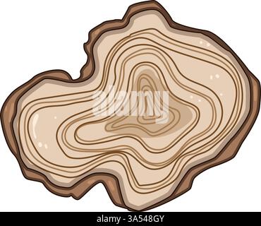 dating tree rings cartoon vector illustration Stock Vector Image & Art ...