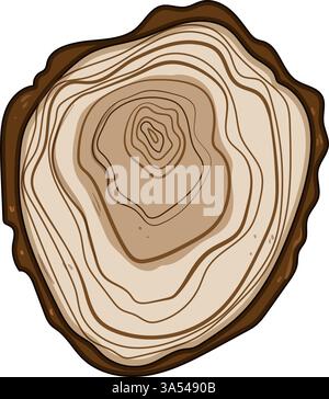 dating tree rings cartoon vector illustration Stock Vector Image & Art ...