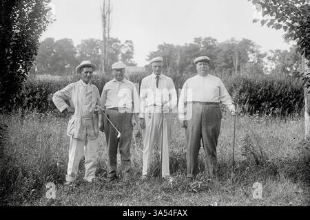 President William Howard Taft, playing golf at Chevy Chase Country Club ...