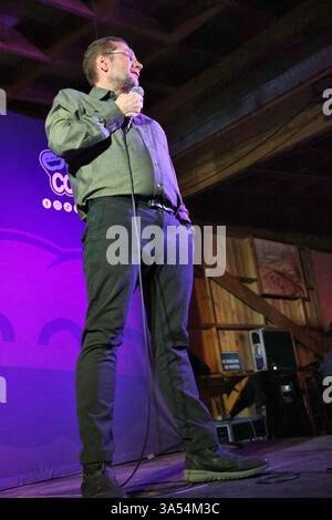 Gary Delaney performing stand up comedy live at Herbert's Yard ...