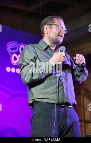 Gary Delaney performing stand up comedy live at Herbert's Yard ...