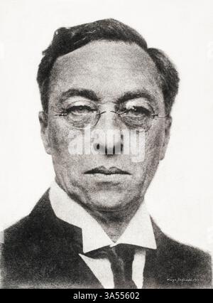 Kandinsky. Portrait photograph of the Russian abstract painter and art ...