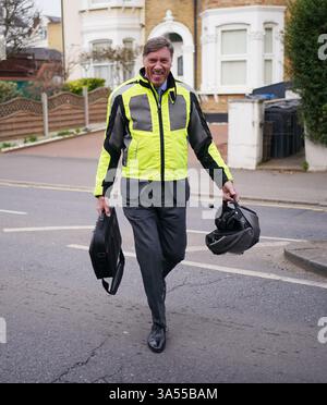 Lord Brocket arriving at Wimbledon Magistrates' Court, south west ...