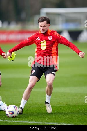 Wales' Liam Cullen during the FIFA World Cup European Qualifying match ...