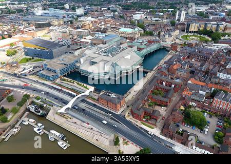aerial view of A63 Castle Street Murdoch’s Connection Bridge Stock ...