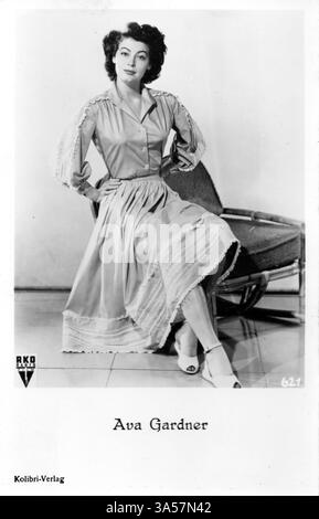An antique postcard featuring American actress and singer Ann Blyth ...