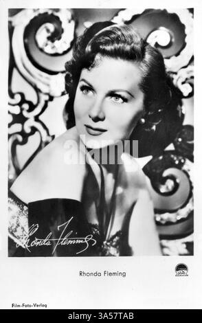 Rhonda Fleming was an American actress and singer, known for her roles ...