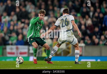 Northern Ireland's Isaac Price (left) and Ethan Galbraith celebrate ...